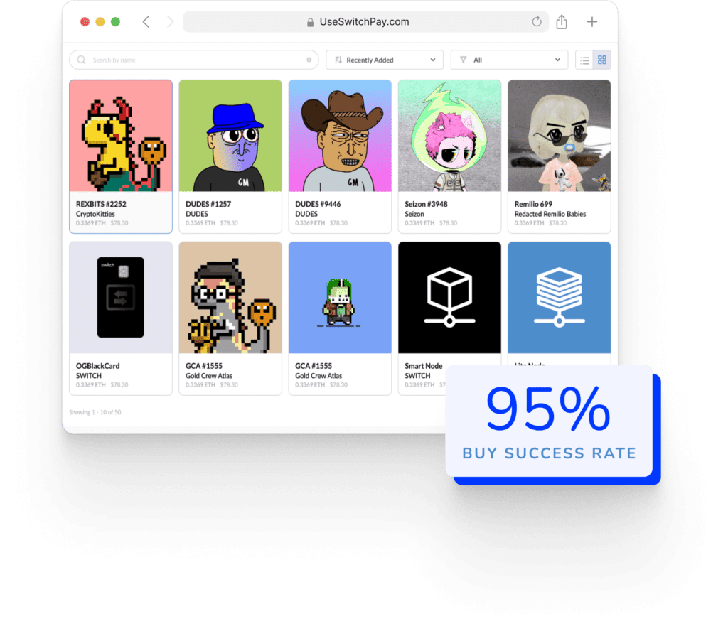 NFT Checkout - Switch-Pay.com